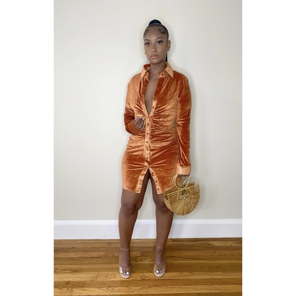 So Fancy Boutique | Dresses | New Stalin Dress In Olive Green Burnt ...